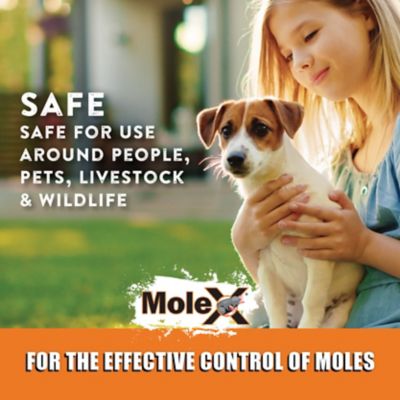 MoleX 8 oz. Non-Toxic Mole Killer Pellets, Effective Against All ...