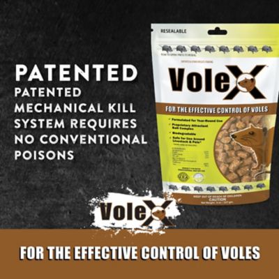 VoleX 8 oz. Non-Toxic Vole Killer Pellets, Effective Against All ...