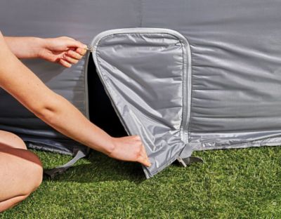 Clever Spa Universal Thermal Hot Tub Cover, Medium Round, Fits All ...