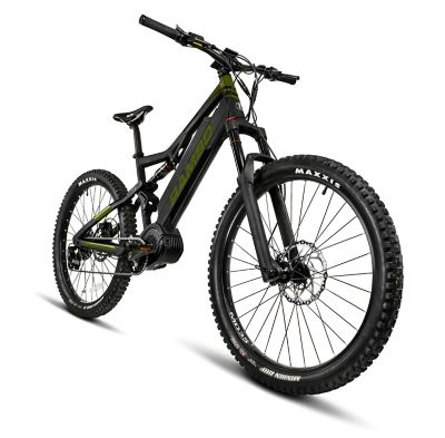 Rambo The Rampage 1000W Full Suspension Electric Bike - Matte Black ...