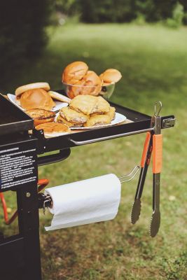 Razor 2 Burner Griddle with Foldable Side Shelves with Included ...