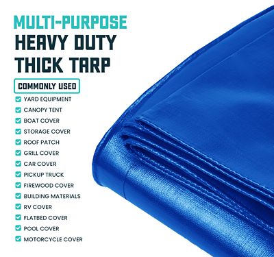 Core Tarps Blue 16Mil 20 x 30 Tarp, CT-305-20X30 at Tractor Supply Co.