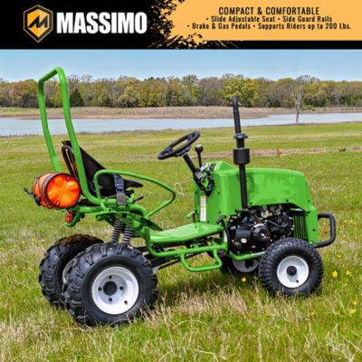 Massimo Mini Tractor Go Kart Green at Tractor Supply Co.