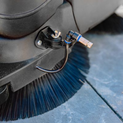 Tomahawk Power 30 in. Battery-Powered Push Sweeper with Triple Power ...