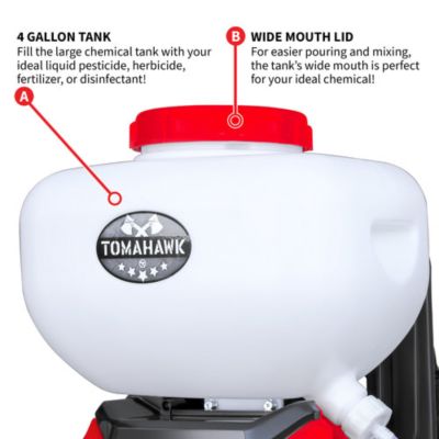 Tomahawk Power 4 gal. Battery Powered Backpack Mosquito Fogger 36V Leaf ...