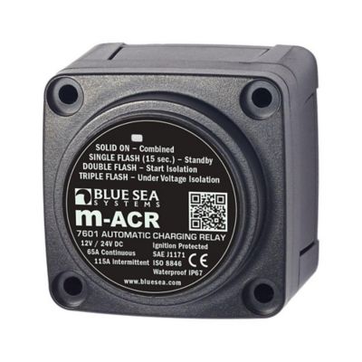 Blue Sea Systems M-Series Automatic Charging Relay - 12/24V DC 65A ...