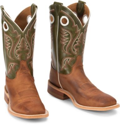 Justin Men's Austin Pull-On Square Toe Western Boots, 11 in., 1-Pair ...