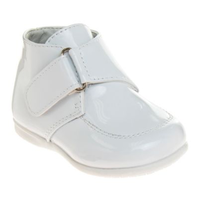 Josmo Infant-Toddler Formal Strap-Up Dress Shoes, 7,White Patent at ...