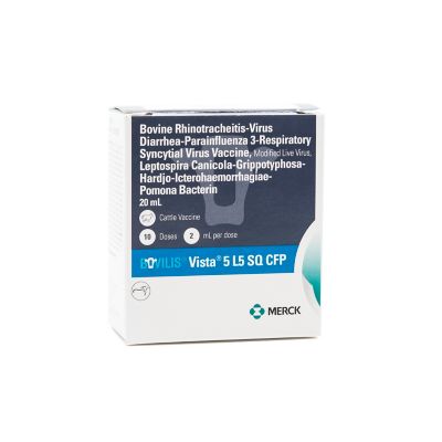 Merck Animal Health Bovolis Vista 5L5 SQ CFP Vaccine for Cattle, 10 ...