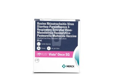 Merck Animal Health Bovilis Vista Once SQ Vaccine for Cattle, 10 Doses ...
