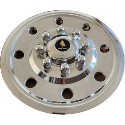 JAE Stainless Steel Hubcaps/Wheel Covers for Trailers with 16 in. Steel ...