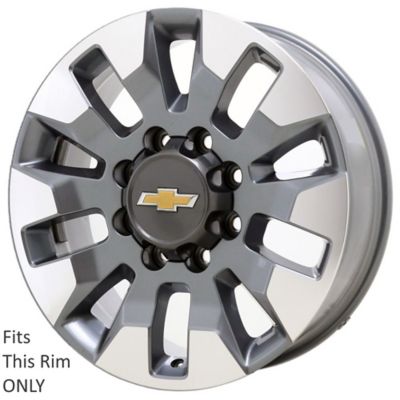 Chevrolet 7 in. Diameter OEM Grey Center Cap/Hubcap for Chevrolet ...