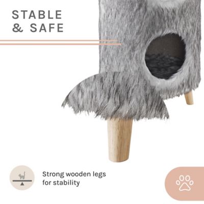 Sam's Pets 27 in. Pufak Cat Tree Cylinder, Gray at Tractor Supply Co.
