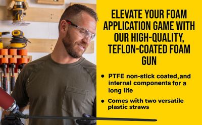 AWF PRO Pro Foam Gun with Extended 2 ft. Barrel & Non-Stick Coating at ...