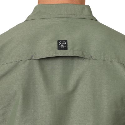Wrangler Men's ATG Mix Material Button-Down Shirt at Tractor Supply Co.