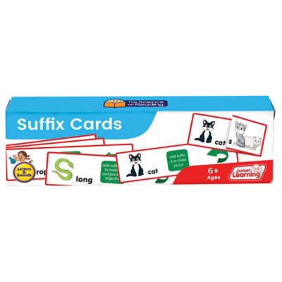 Junior Learning Suffix Flashcards: , the Science of Reading ...