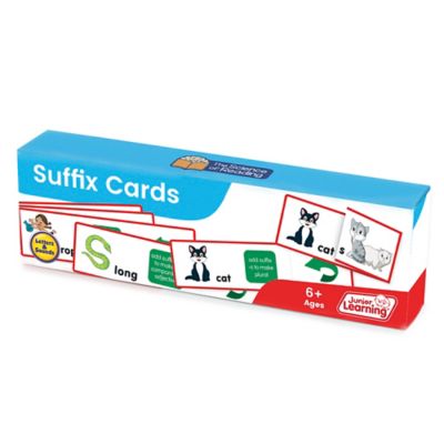 Junior Learning Suffix Flashcards: , the Science of Reading ...