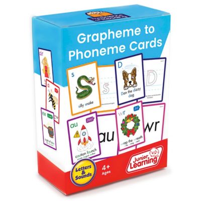 Junior Learning Grapheme to Phoneme Flashcards - Print: , the Science ...