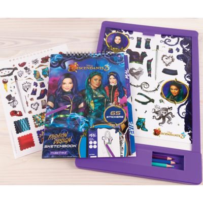Disney Descendants 3 Fashion Design Tracing Light Table 9 pc. Set, Make ...