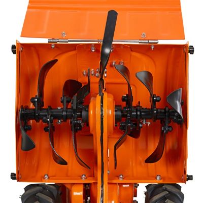 YARDMAX 18 in. 209 cc Gas OHV Engine Rear Tine Tiller with Dual ...