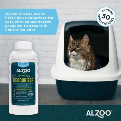 Alzoo Cat Litter Deodorizer, Ocean Breeze Scent, 26.6 oz. at Tractor ...