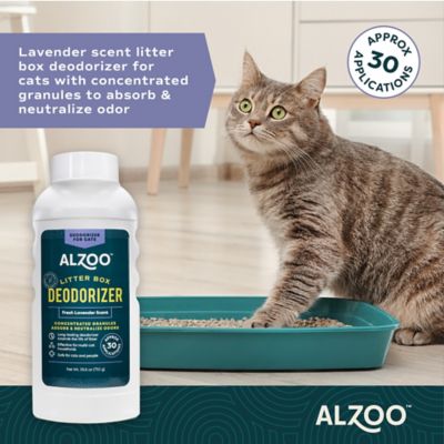 Alzoo Cat Litter Deodorizer, Fresh Lavender Scent, 26.6 oz. at Tractor ...