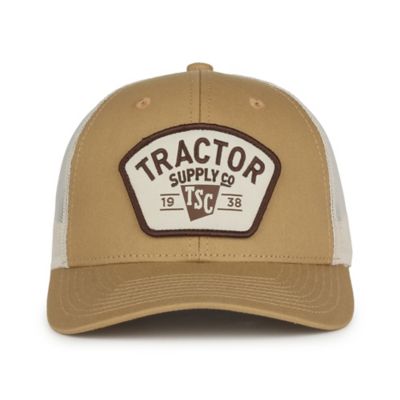 Tractor Supply Mesh Back Woven Patch Trucker Cap, Brown at Tractor ...