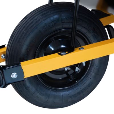 True Temper 6 cu. ft. Barrow in a Box Steel Wheelbarrow with Steel ...