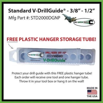 Big Gator Tools Standard V-Drillguide (3/8-in-1/2 in.), STD2000DGNP at ...