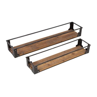 northbeam Distressed Hardwood Floating Shelves, 48 in. at Tractor ...