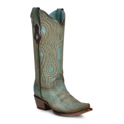 Corral Embroidery Cowhide Western Boot Snip Toe, Z5075 at Tractor ...