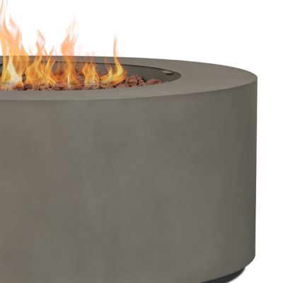 Real Flame Aegean Round Propane Fire Table with Natural Gas Conversion ...