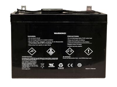 Universal Battery 12V 100Ah Sealed Lead Acid (SLA)/AGM Battery (Group ...