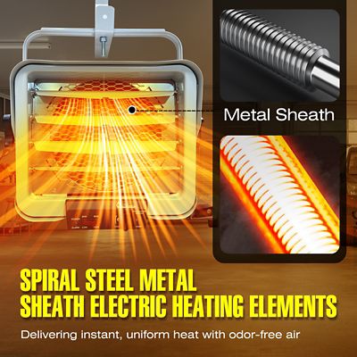 Dr. Infrared Heater Hard Wired Electric Shop Garage Commercial Heater ...