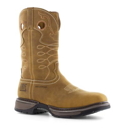 Frye Supply Mens The Safety-Crafted Western Boot, 6 M,Tan at Tractor ...