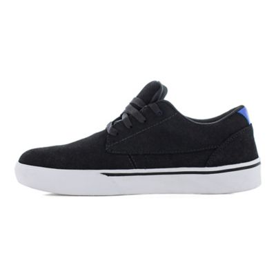 Volcom Men's True EH Composite Toe Shoes, Suede Leather-Black/Blue, VM30110