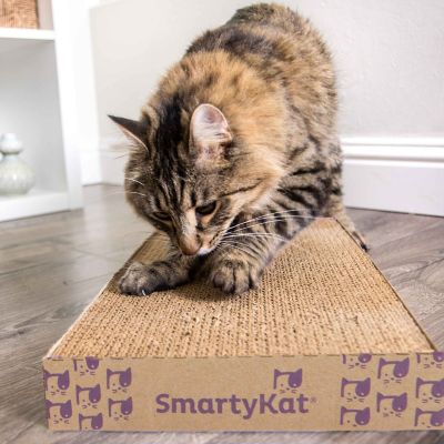 SmartyKat Super Scratcher+ Double Wide with Catnip Infusion Technology Corrugate Cat Scratch Pad ...