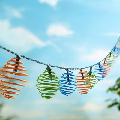 Smart Solar 14.75 ft. Solar-Powered 20-LED Curvet String Light at ...