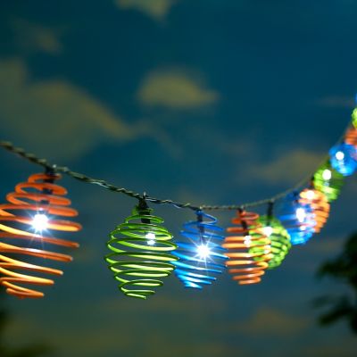 Smart Solar 14.75 ft. Solar-Powered 20-LED Curvet String Light at ...