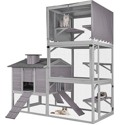 Aivituvin Outdoor Cat Run Large Cat Enclosure at Tractor Supply Co