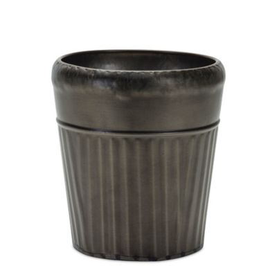 Melrose International Pewter Metal Planter with Tapered Design (Set of ...