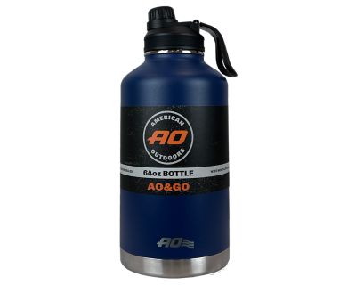 American Outdoors 64 oz. Double-Walled Insualated Growler Bottle, Blue ...