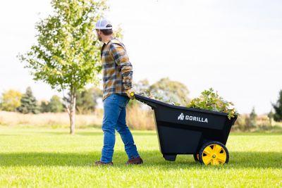 Gorilla Carts 10 cu. ft. Poly Yard Cart, GCY-100 at Tractor Supply Co.