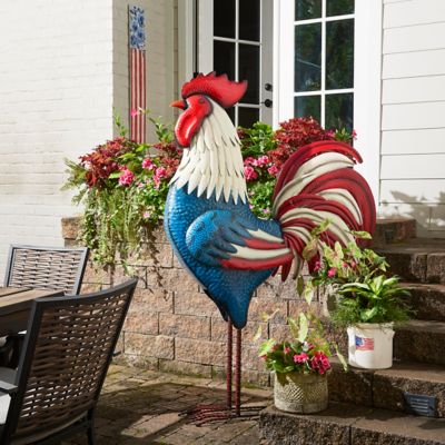 Red Shed Patriotic Rooster, 6 ft. at Tractor Supply Co.