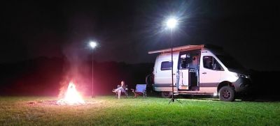 STKR Concepts Fli OVER-LANDER Telescoping Area Light- 10ft Extension at ...