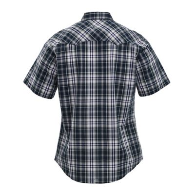 Wrangler Men's Wrancher Plaid Short-Sleeve Button-Down Shirt at Tractor ...