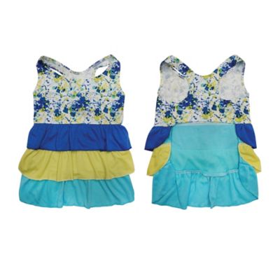 Best Furry Friends Color Splat Dress, M,Blue at Tractor Supply Co