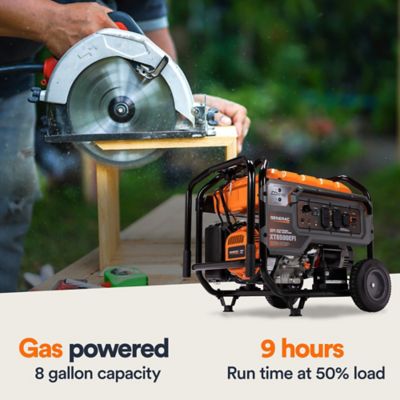Generac 10,000/8,500-Watt Gasoline Powered XT8500EfI-OL Portable ...