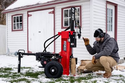 Huskee 20-Ton Gas-Powered Horizontal/Vertical Log Splitter, 209cc ...