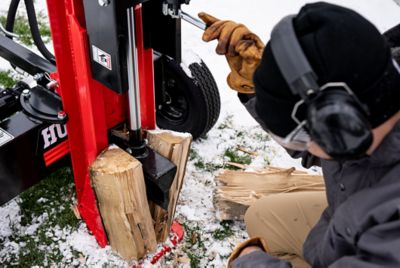 Huskee 20-Ton Gas-Powered Horizontal/Vertical Log Splitter, 209cc ...